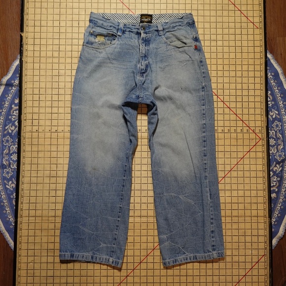 Avirex | Jeans | Avirex Blue Denim Jeans Light Wash Loose Fit Bootcut ...